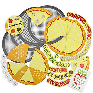 Pint-Size Scholars Sight Words Pizza Board Game | 120 Vocabulary Words for Reading & Spelling Readiness (Dolch & Fry) | Educational Learning Board Games for Kids | Teaching Tool for Parents & Teachers