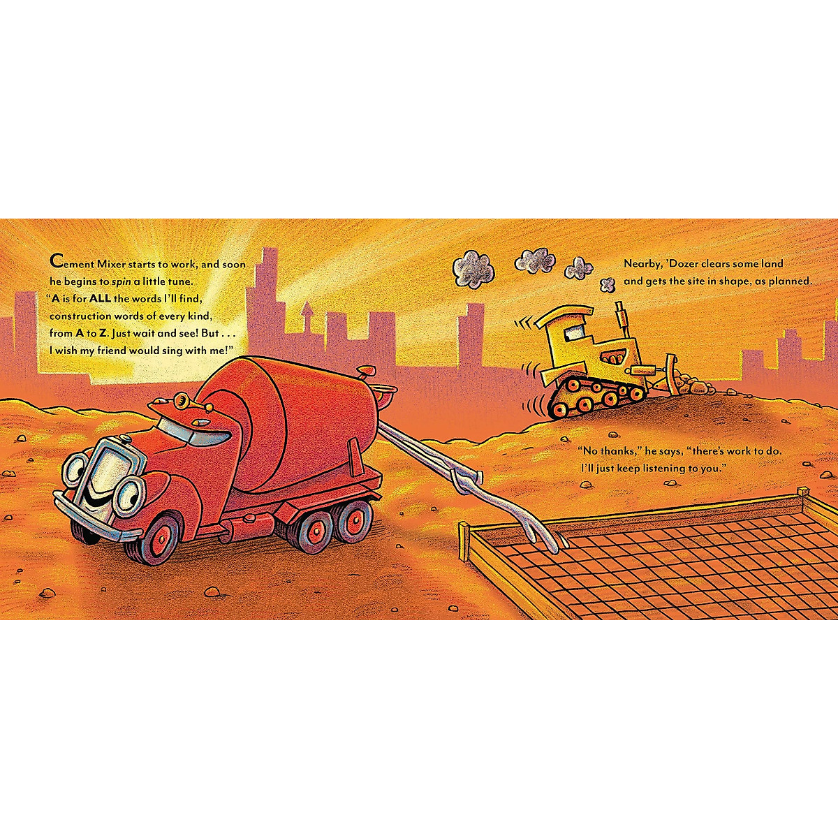 Cement Mixer's ABC: Goodnight, Goodnight, Construction Site