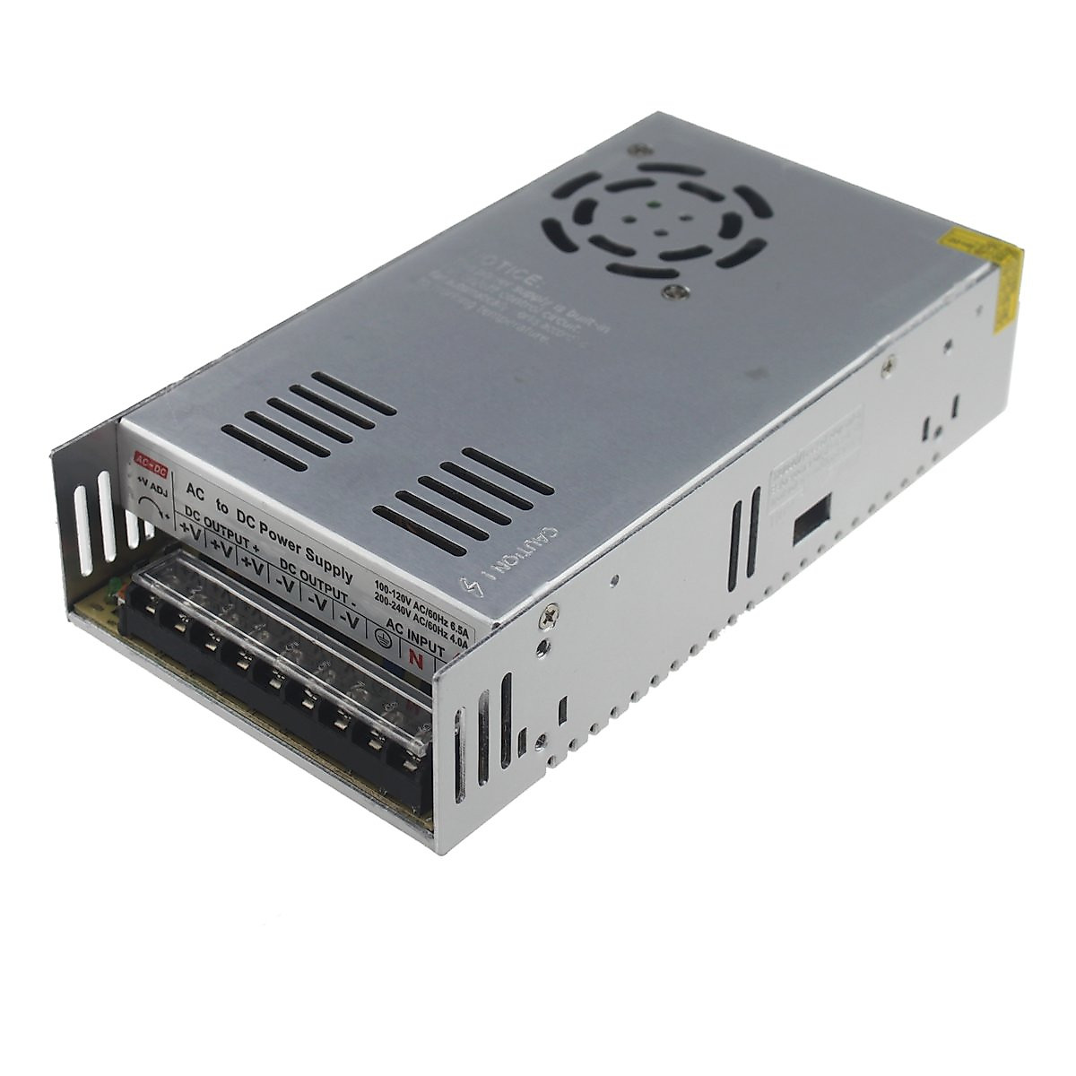 Rextin DC 5V 60A 300W Regulated Transformer Power Supply Driver SW For LED Strip Lights (300W)