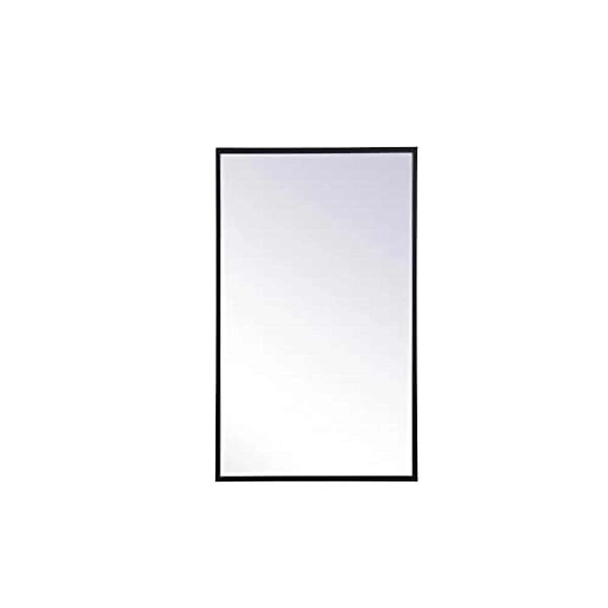 Elegant Decor Metal Mirror Medicine Cabinet 17 inch x 28 inch in Black