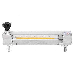 Water Liquid Flowmeter, LZB-6 Anticorrosion Glass Rotor Liquid Water Flow Meter for Acid & Alkaline Liquid 4-40L/H 1 MPa Suitable for Liquid, Acid, Alkaline Liquid