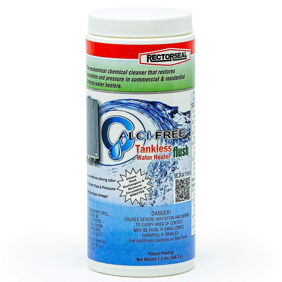 Kelaro Tankless Water Heater Flushing Kit with Rectorseal Calci-Free Descaler