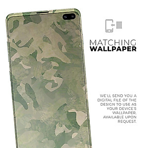 DesignSkinz Military Jungle Camouflage V3 Protective Vinyl Decal Wrap Skin Cover Compatible with The Samsung Galaxy S20 (Screen Trim & Back Glass Skin)