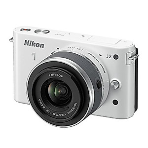 Nikon 1 J2 10.1 MP HD Digital Camera with 10-30mm VR Lens (White)
