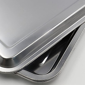 Beoncall Tattoo Stainless Steel Tray - 3 Pack Stainless Steel Tattoo Trays 13.5'' x 10" Dental Body Piercing Instrument Tool Flat for Tattoo Supplies Tattoo Kits