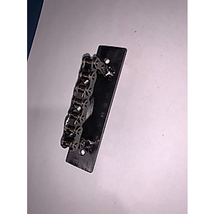 Bike Chain Drawer Pull Or Cabinet Handle Square (3, Black)