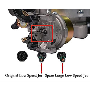 JMCHstore Performance Carburetor W/Replaceable Main Jet For Monster Mega Moto MM80 MMB105, Carb for Coleman RB100 Mototec 105cc, Motovox MBX10, Baja DB30 97cc, Phatmoto Gas Bike Lifan 79cc Engine