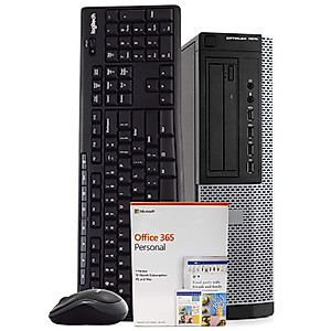 Dell Optiplex 7010 Desktop Computer PC, 16GB RAM, 2TB HDD Hard Drive, Windows 10 Professional 64 Bit (Renewed)
