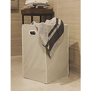 Simple Houseware Foldable Closet Laundry Hamper Basket, Grey