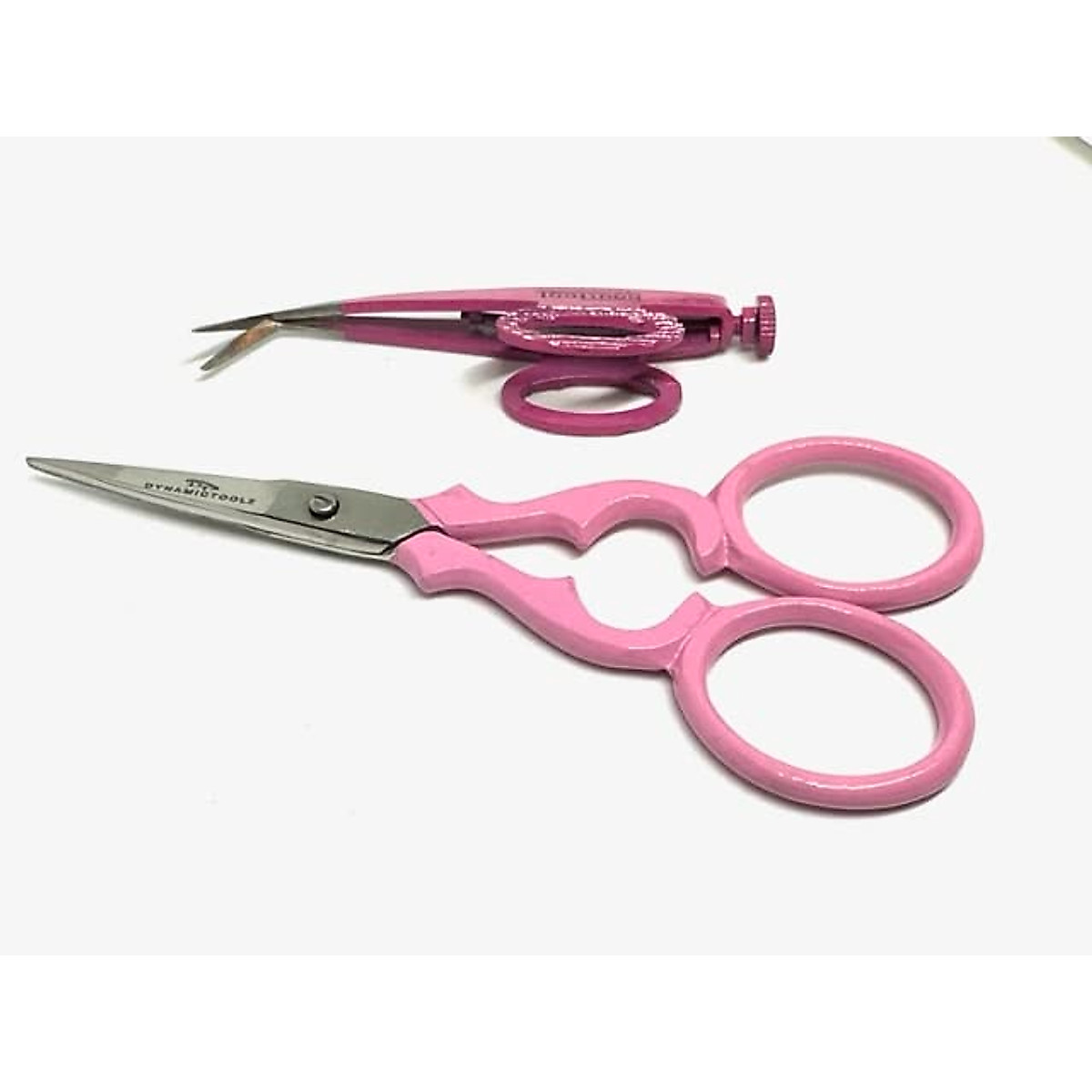 MS TOOLZ 2-PCS Pink and Purple Sidehopper Assorted Jump Stitch Scissor