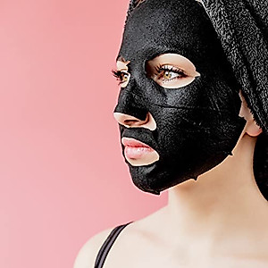 BioMiracle Total Pore Therapy Purifying Mask, Detoxifying Mask, Shrink Pores, Plant Stem Cell Treatment, Collagen Infusions, Vitamin E, (5 Pack)