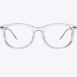 GQUEEN Fashion Fake Glasses Non Prescription Glasses Clear Lens Glasses Nerd Plain Frames Women Men, 201579