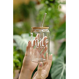 NewEleven New Mom Gifts For Women - Gifts for New Mom - Postpartum Gifts, Pregnancy Gifts For First Time Mom, Expecting Mom, Mom To Be, Pregnant Mom, After Birth Women - 16 Oz Coffee Glass