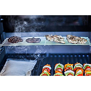 The Smokist BBQ Smoking Pouch for The Grill, Stainless Steel, with Wood Smoking Chips (Hickory Wood)