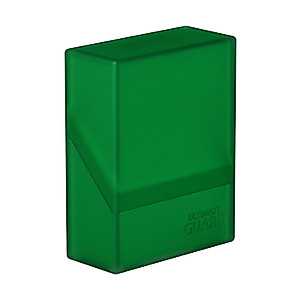 Ultimate Guard Boulder 40+, Deck Case for 40 Double-Sleeved TCG Cards, Emerald, Secure & Durable Storage for Trading Card Games, Soft-Touch Finish