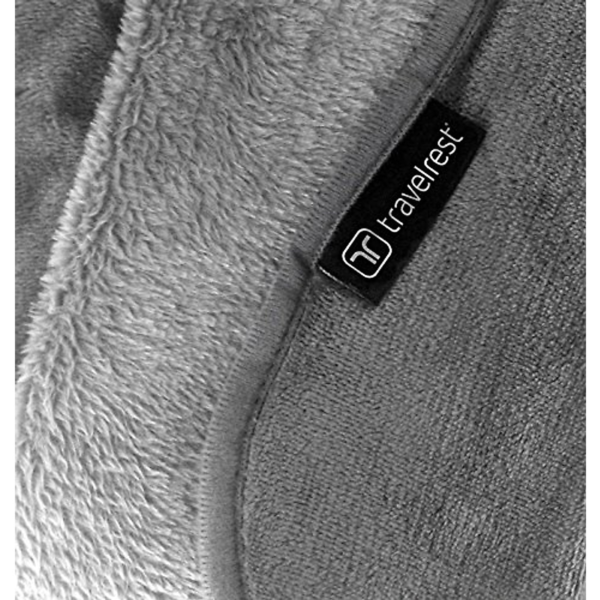 TRAVELREST 4-in-1 Travel Blanket - Ultra Plush and Soft Poncho Style Blanket – Includes Built-in Carry Case, Stuff Sack and Zippered Pocket – Ideal Airplane Blanket Weighing Just 20 Ounces.