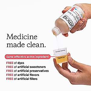 Genexa Children's Acetaminophen Pain and Fever Reducer | 160 mg per 5mL | Made with Delicious Organic Blueberry Flavor | 4 Fluid Ounces