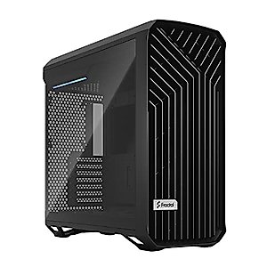 Fractal Design Torrent Black E-ATX Tempered Glass Window High-Airflow Mid Tower Computer Case