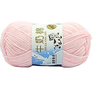 50g DIY Soft Milk Cotton Fiber for Knitting Sweater Blanket Scarf Crochet Knitting Yarn Ball