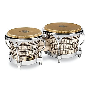 Latin Percussion LP Galaxy Giovanni Series Bongos - Natural/Chrome Natural 8.625-inch