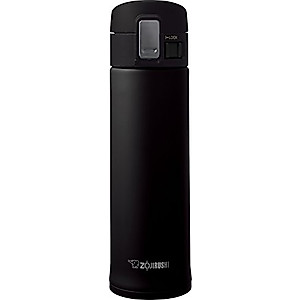 Zojirushi 0.36-Liter Stainless Steel Travel Mug, 12-Ounce, Black