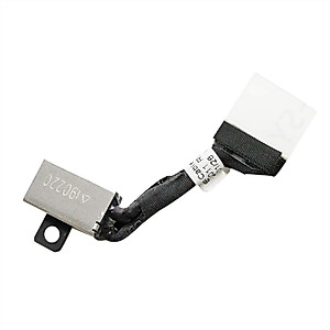 Zahara DC Power Jack Cable for Dell Latitude 3400 P111G，3500 P85F P86F001/ Inspiron 15-5582 5583 5584 7580 CN: 0TM5N3 / TM5N3 450.0FV06.0011 450.0FV06.0091 450.0FV0G.0021