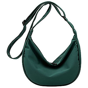 Canvas Messenger Bag For Women Large Hobo Crossbody Bag Zipper Closure Casual Shoulder Tote Bag