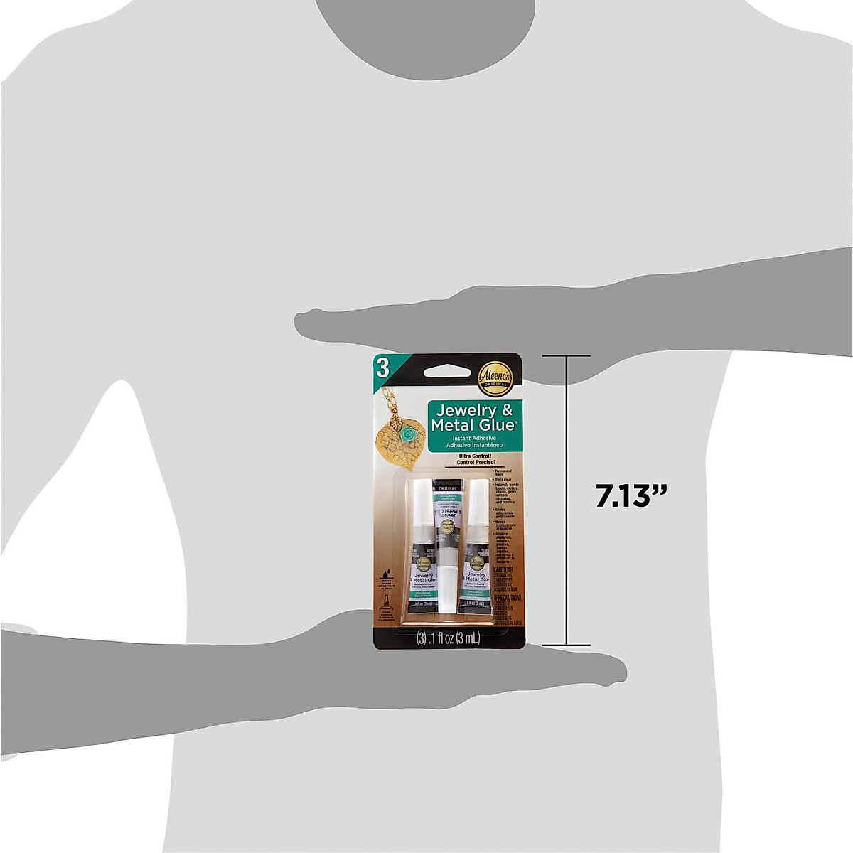 Aleene's 94830 Jewelry & Metal Glue 3/Pkg.1oz