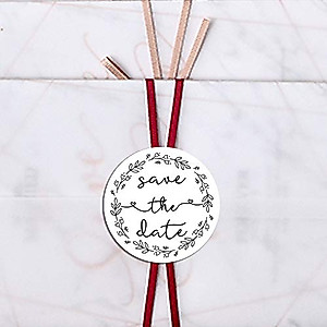 120 x Save The Date Stickers, Wedding Labels, Wedding Invitation Seals, Save The Date Labels, Envelope Seals, Envelope Labels, Wedding Stickers
