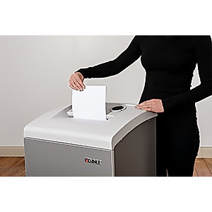 Dahle 50464 Oil-Free Paper Shredder w/Jam Protection, SmartPower, German Engineered, 24 Sheet Max, Security Level P-4, 3-5 Users
