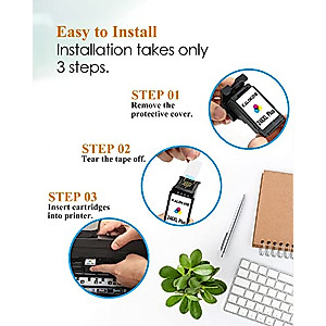 Remanufactured Ink Cartridge Replacement for Canon 245 246 XL Plus PG-245XL CL-246XL Combo Pack for Cannon PIXMA MX490 MG2522 MG2920 MG2922 TS302 (2 Pack)