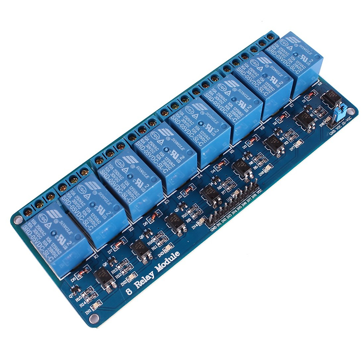 JBtek 8 Channel DC 5V Relay Module for Arduino Raspberry Pi DSP AVR PIC ARM — 🛍️ The Retail Market