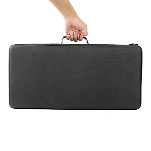 Khanka Hard Travel Case Replacement for Numark Mixtrack Platinum FX/Pro 3 | USB DJ Controller