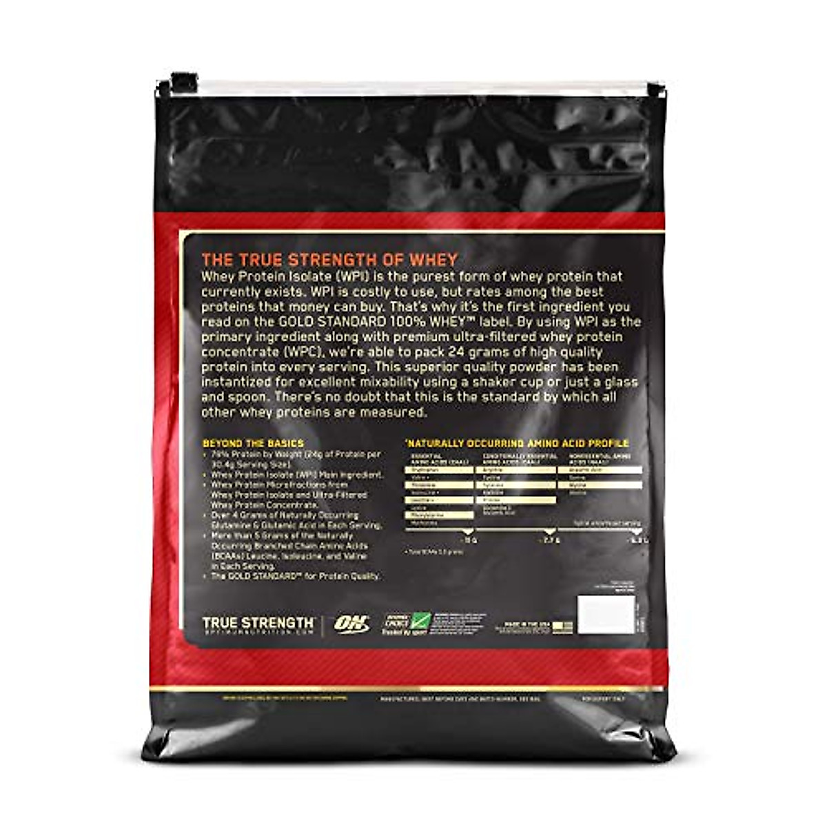 100% Whey Gold Standard - Chocolate 10 Pounds