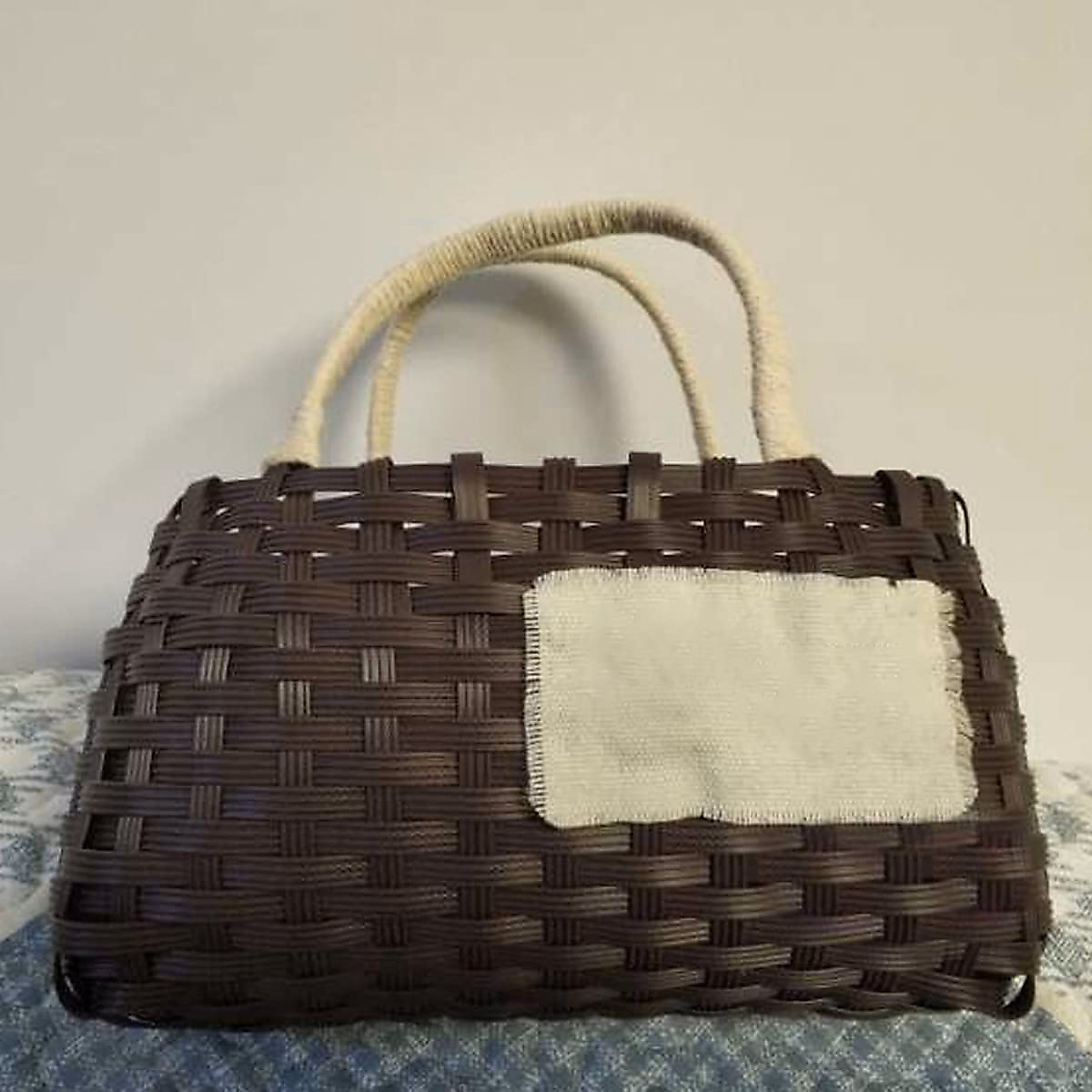 ECYC Ltd 8mm Wide Flat Rattan Wicker Furniture Repair Material, Synthetic Rattan Weaving Material Plastic Woven Rattan for Repair Fixing Patio Furniture, Table Chair, Storage Baskets, DIY Crafts