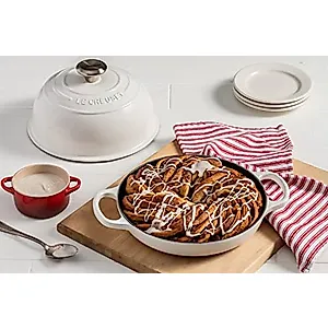 Le Creuset Enameled Cast Iron Bread Oven, White, 1.75 qt.