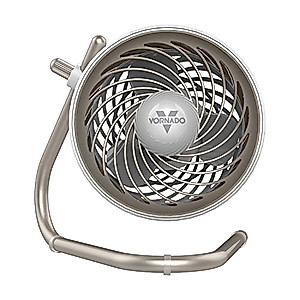 Vornado Pivot Personal Air Circulator Fan, 6-inch, Quiet Portable Travel Fan, 3 Speeds, Champagne