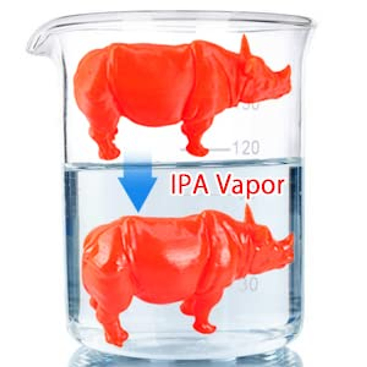 Reprapper Tangle Free Gray PVB Filament for 3D Printer & 3D Pen - Print Like PLA Filament 1.75mm Easy Smoothable Post Polishing with IPA Alcohol Smooth Finish Work Gray 1 kg (2.2 lbs).