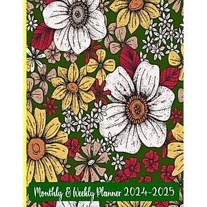 Planner 2024-2025: January 2024 To December 2025 Planner Weekly & Monthly With Tabs.