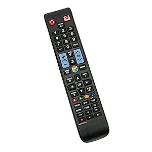 AA59-00580A Replace Remote Control fit for Samsung TV LED HDTV PN51E8000 PN60E8000 UN32EH5300 UN39EH5300 UN40EH5300 UN40ES6100F UN40ES6150F UN46EH5300 UN46ES6100 UN46ES6150F UN46ES7500 UN46ES8000