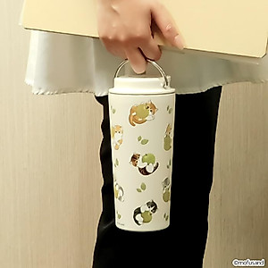 mofusand Vacuum Double Layer Carry Tumbler, 15.2 fl oz (430 ml), Fruit Nyan, Handle Included, Mug, Hot and Cold Insulated, Cute, Cat 53-2186