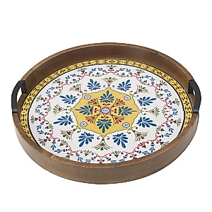 Gourmet Basics by Mikasa Vella Lazy Susan Serving Tray, 16-Inch
