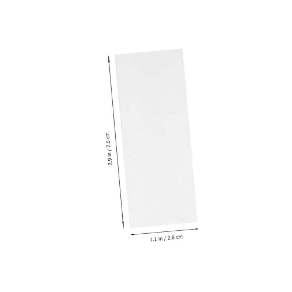 BUGUUYO 1000pcs Absorbent Paper Experiment Experiments Paper Chemistry Paper Science Experiment Strip Test Paper Strip Paper Strips Experiment Blotting Paper Neutral Cotton White