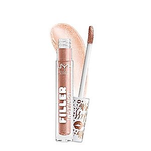 NYX PROFESSIONAL MAKEUP Filler Instinct Plumping Lip Polish, Lip Plumper Gloss - Brunch Drunk (Champagne)
