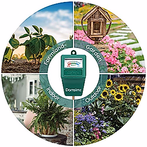 Damsimz Soil Moisture Meter, Plant Moisture Meter, Plant Water Meter Hydrometer for Plants Care, Gardening, Farming, Indoor & Outdoor Plants (No Battery Needed) Green