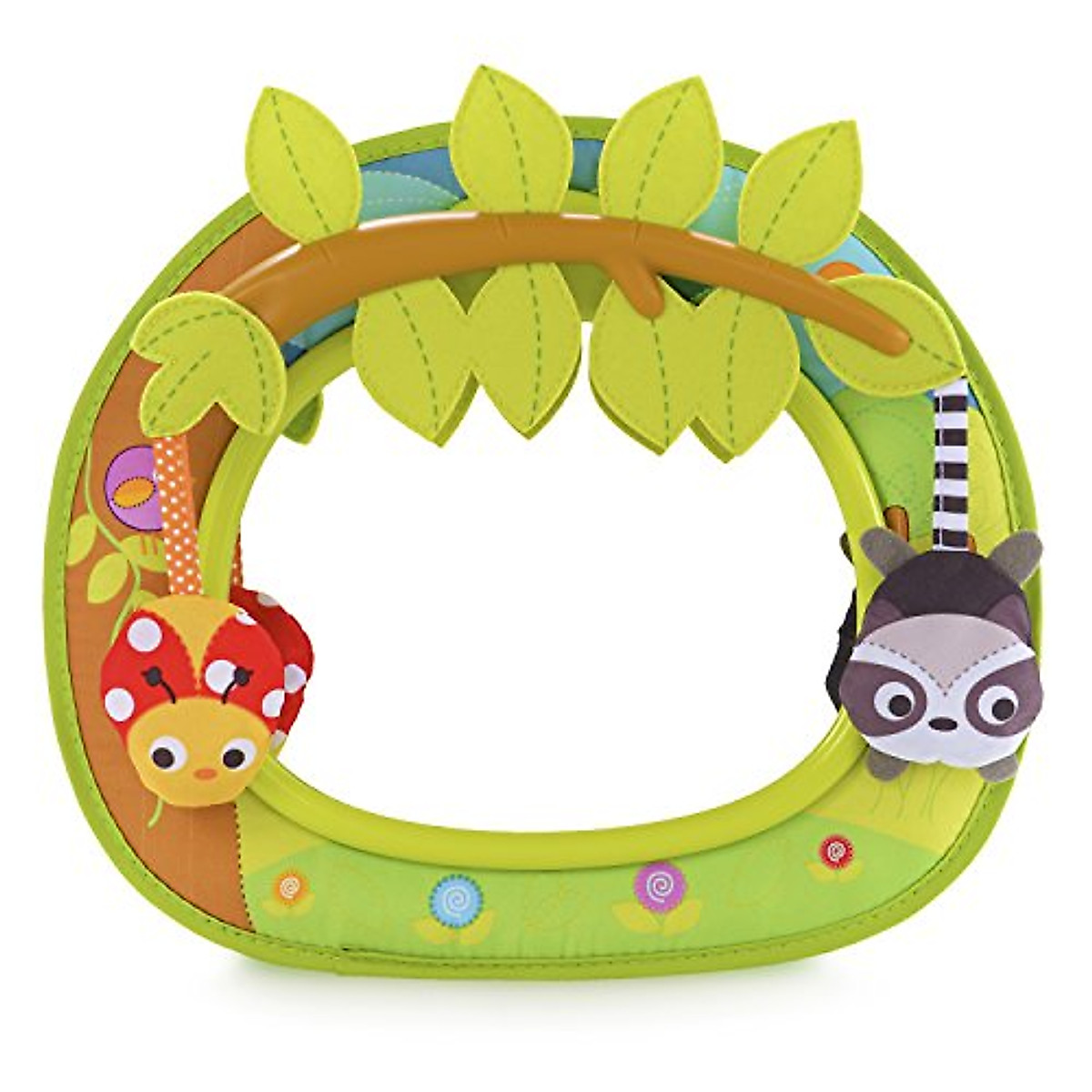 Munchkin Brica Baby Car Mirror, Swing! Baby in-Sight Auto Mirror for Rear Facing Carseats, Black