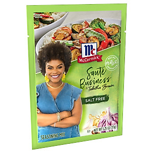 McCormick Sauté Business Seasoning Mix by Tabitha Brown, 1.25 oz (Pack of 12)