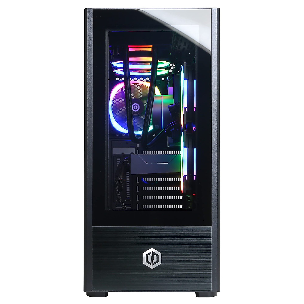 CyberpowerPC Gamer Xtreme VR Gaming PC, Intel i7-13700KF 3.4GHz, GeForce RTX 4070 12GB, 32GB DDR5, 1TB NVMe SSD, 2TB HDD, Wi-Fi Ready & Windows 11 Home (GXiVR8760A),Black