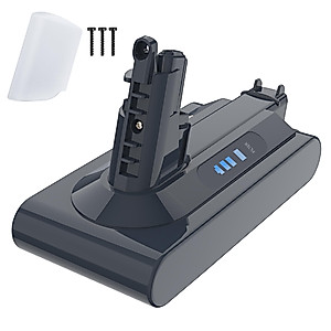 25.2V 6000mAh V10 Battery Replacement Compatible with Dyson SV12 V10 Cyclone V10 Animal V10 Motorhead V10 Fluffy V10 Absolute V10 Carbon Fiber V10 Total Clean Cordless Stick Vacuum Cleaner