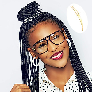 WILLBOND 12 Pieces Interlocking Tool Dreadlocks Kit, Easyloc Hair Tool for Maintaining Your Dreadlock, Unisex (Gold, Silver, Rose Gold)